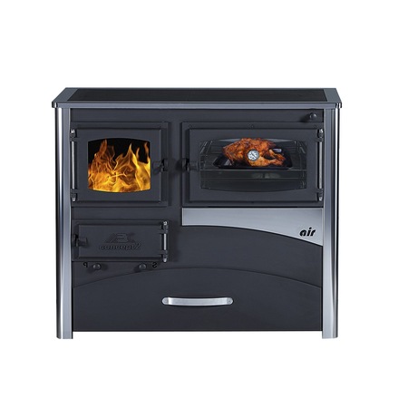 Готварска печка на дърва ABC, Concept 2 Air 5 - 12 kW, Ефективност 77,2 ...