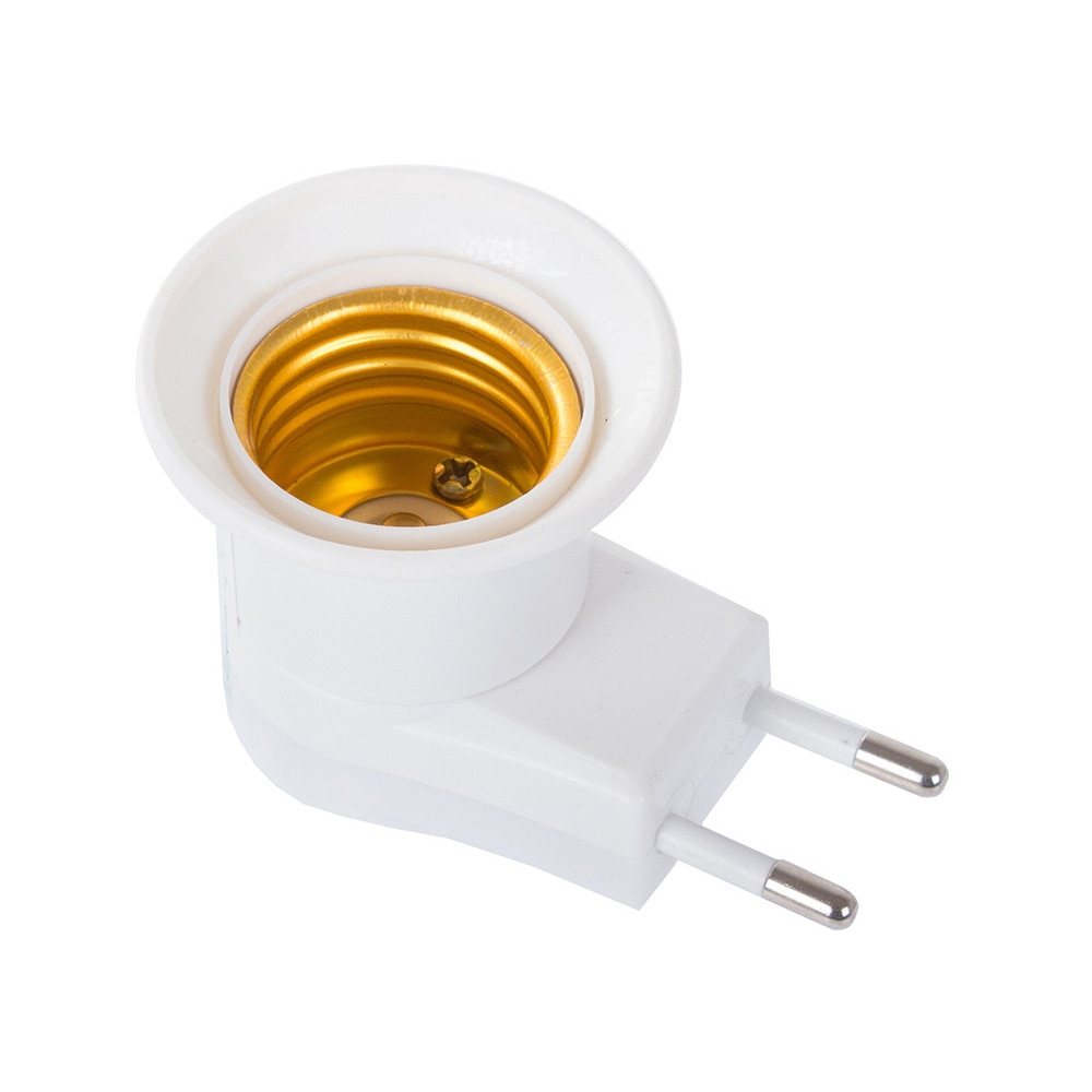 Adaptor de retea, Zola®, cu intrerupator pentru bec, E27, alb, fara bec ...