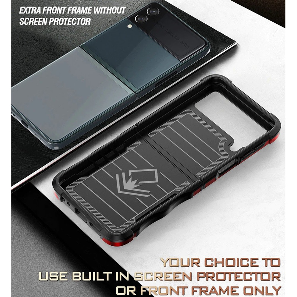 G-Tech Magnet Stand капак, съвместим със Samsung Galaxy Z flip 3 ...