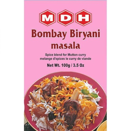 MDH Bombay Biryani Masala (rizs és hús fűszerezés, Bombay terület) 100g ...