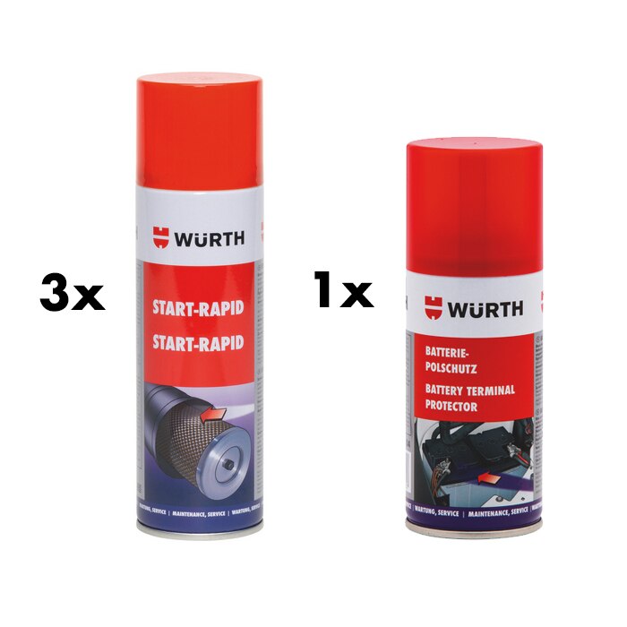 Set Pachet start rapid si spray borne cu Breloc Wurth - eMAG.ro