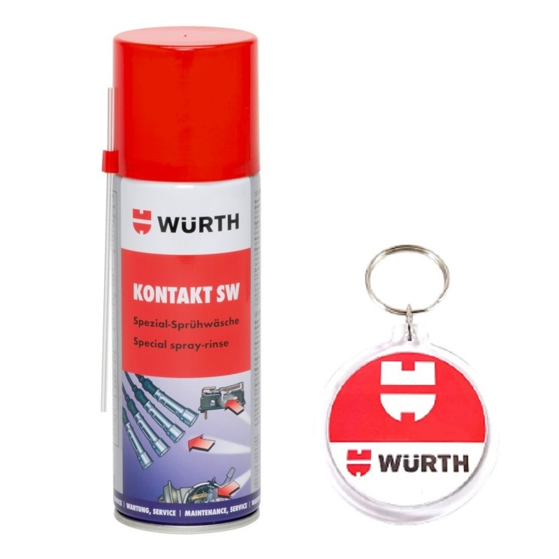 Set Spray contact SW 200 ml (solvent special) cu Breloc Wurth - eMAG.ro