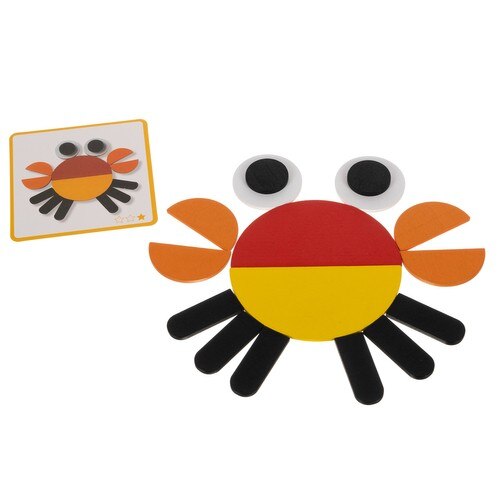 Joc Puzzle de Indemanare, Forma de Insecte cu piese din Lemn, 20 de ...