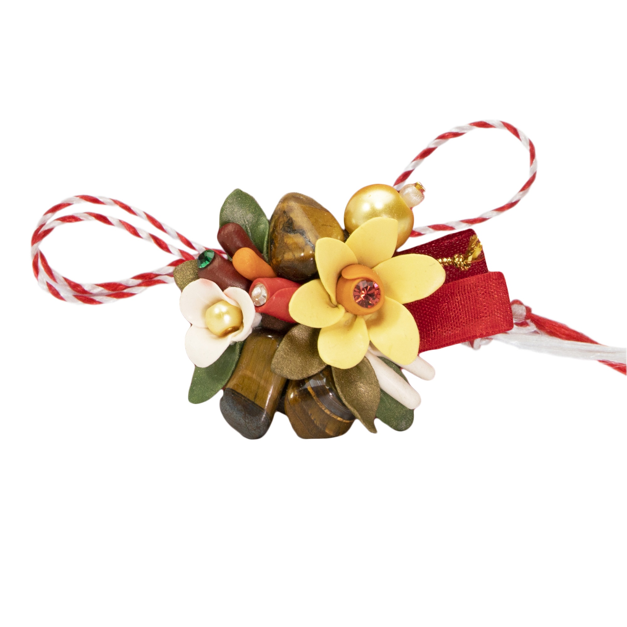 Martisor tip brosa cu piatra semipretioasa, MBP0007 - eMAG.ro