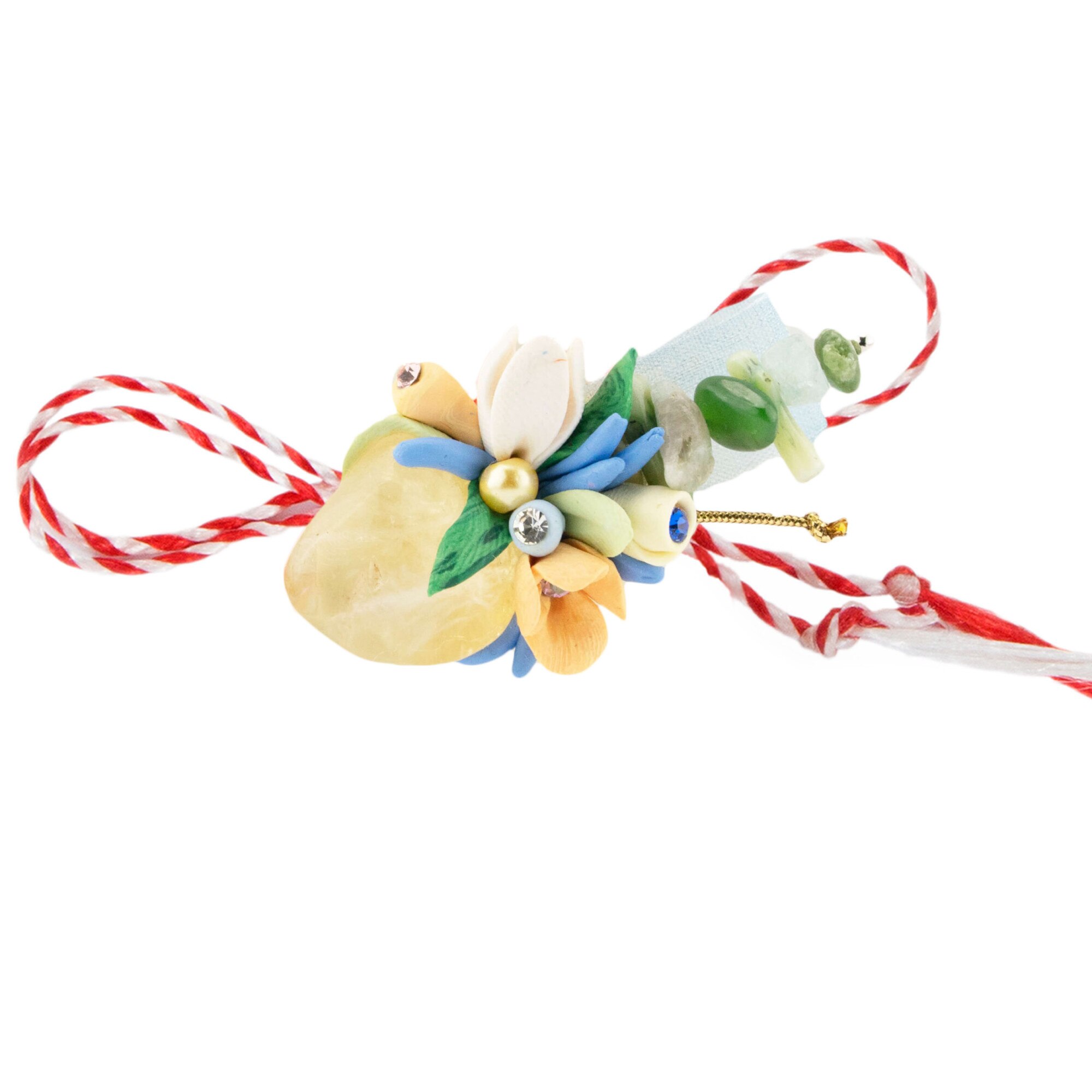 Martisor tip brosa cu piatra semipretioasa, MBP0024 - eMAG.ro