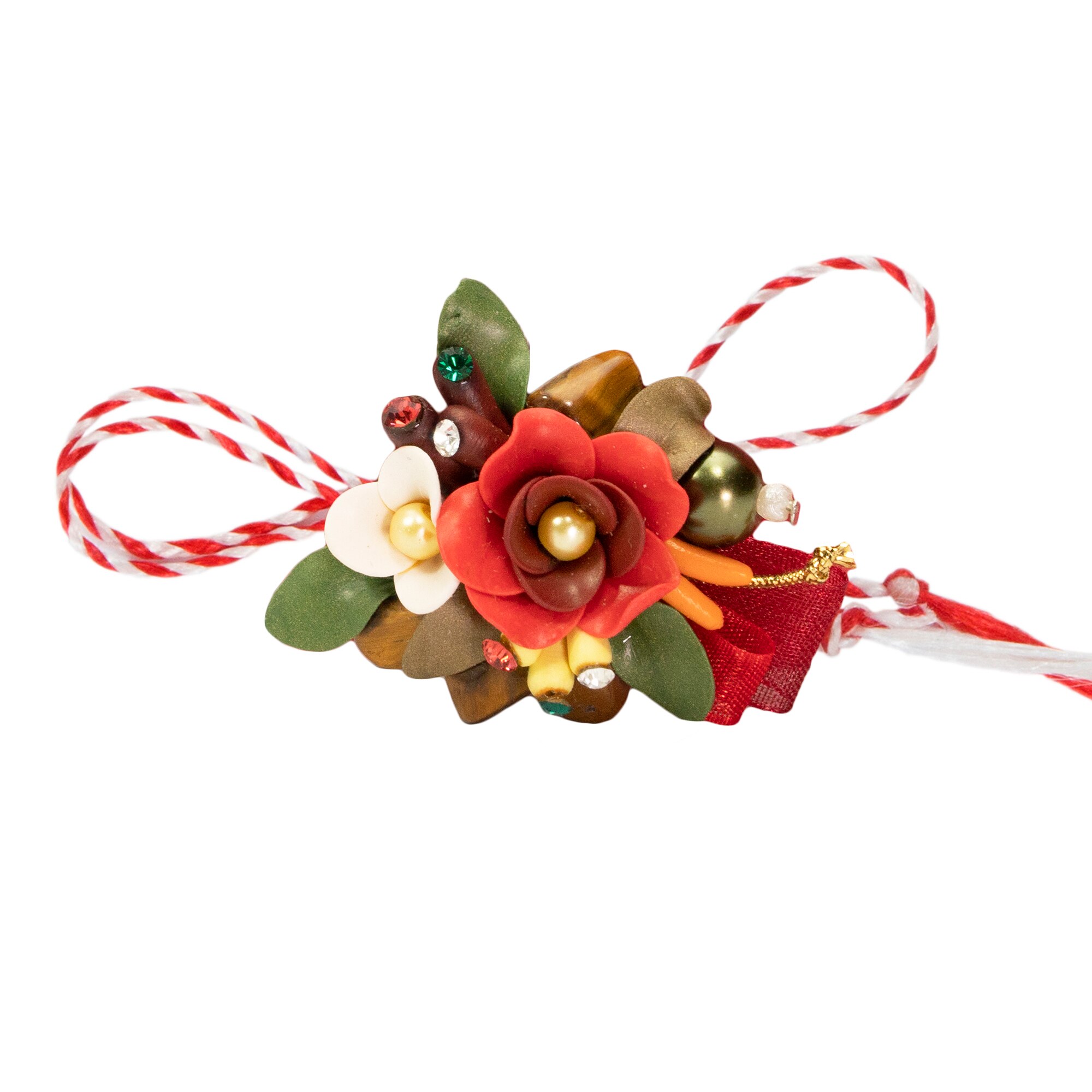 Martisor tip brosa cu piatra semipretioasa, MBP0005 - eMAG.ro