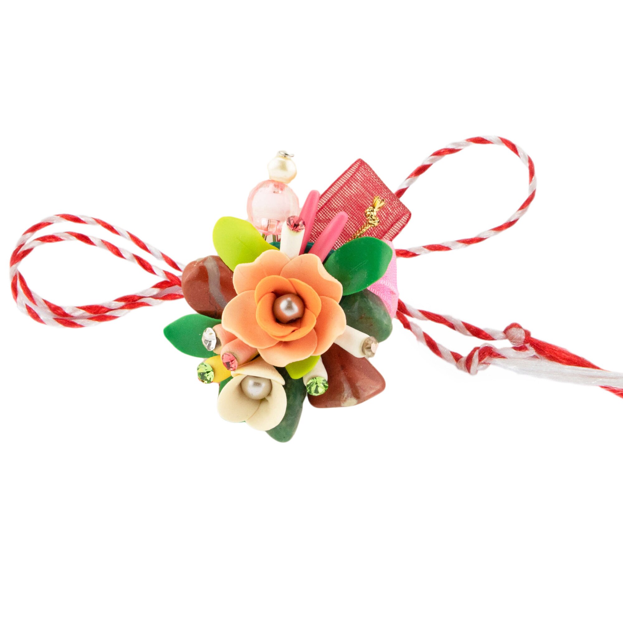 Martisor tip brosa cu piatra semipretioasa, MBP0053 - eMAG.ro