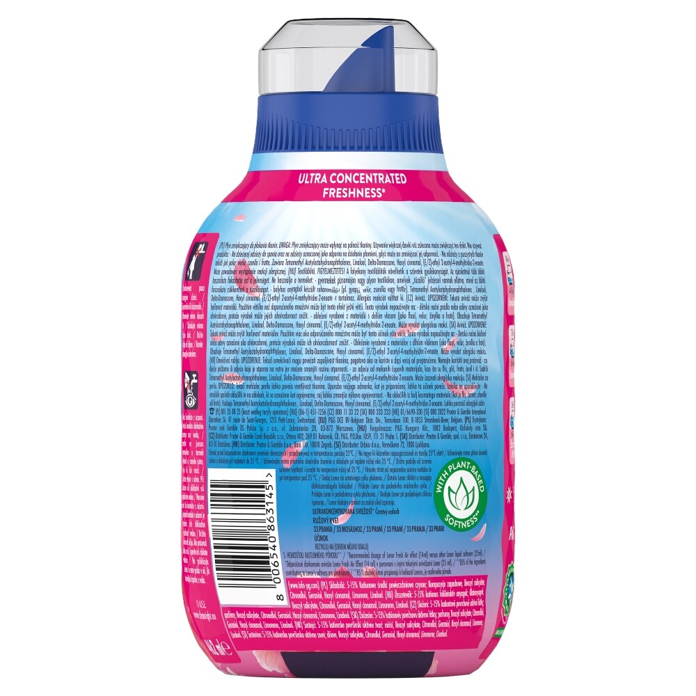 Lenor Fresh Air Effect Pink Blossom textilöblítő, 33 mosáshoz, 462ml ...