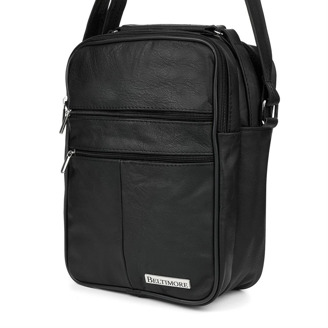 Geanta barbati, Beltimore, Piele, Negru - eMAG.ro