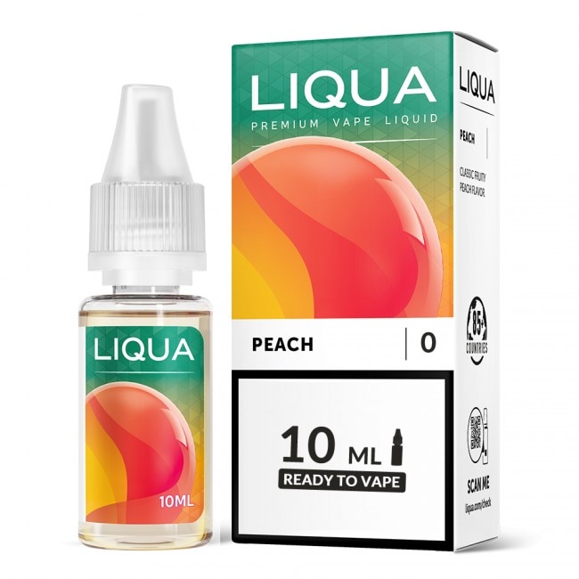 Lichid pentru Tigara Electronica, Liqua, Aroma Peach10ml, Fara Nicotina - eMAG.ro