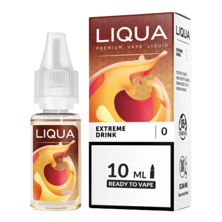 Lichid pentru Tigara Electronica, Liqua, Aroma Extreme Drink 10ml, Fara Nicotina - eMAG.ro