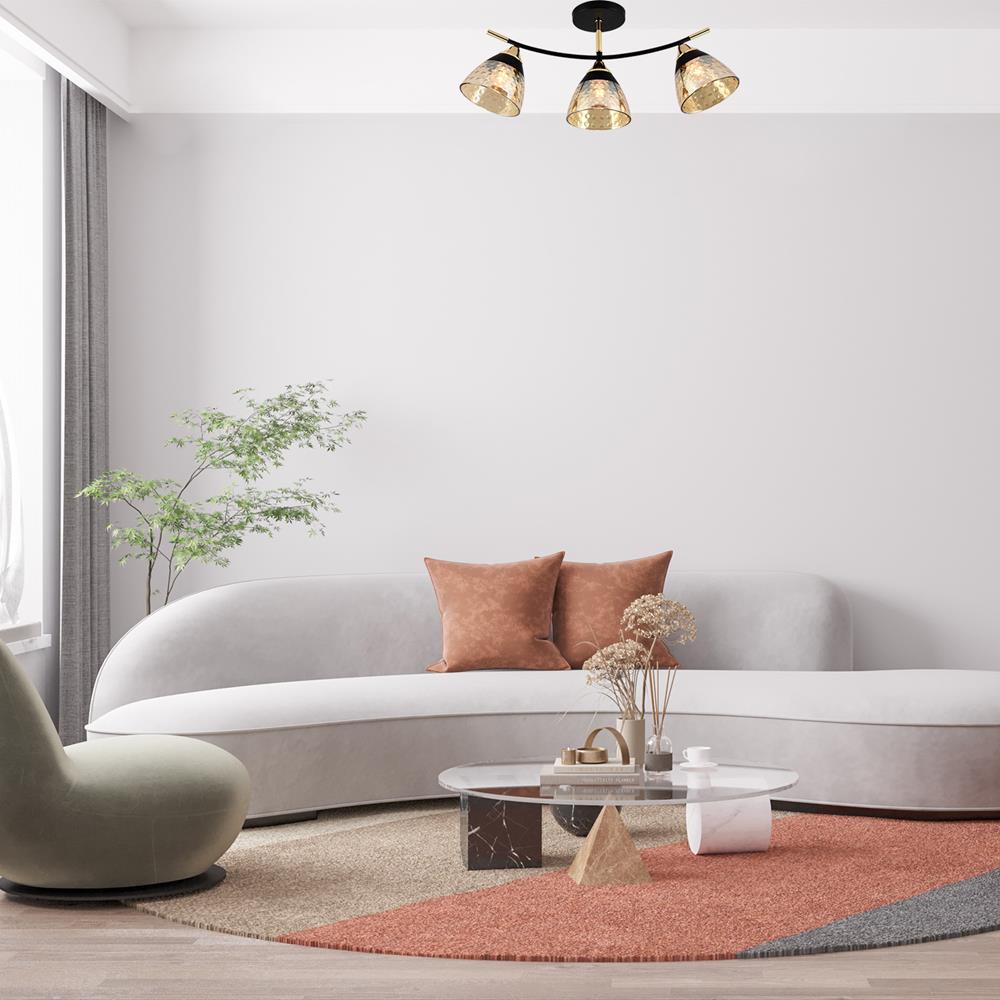 Lustra, Lampex, Toskana 3 benzi modern Living Room - eMAG.ro
