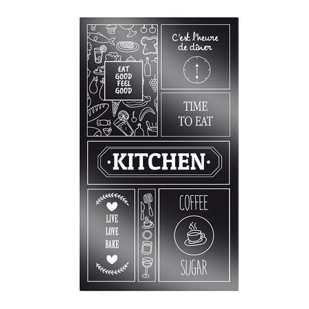 Frandis Kitchen noir edzett üveglap, hőálló, fal/főzőlap/konyhai ...