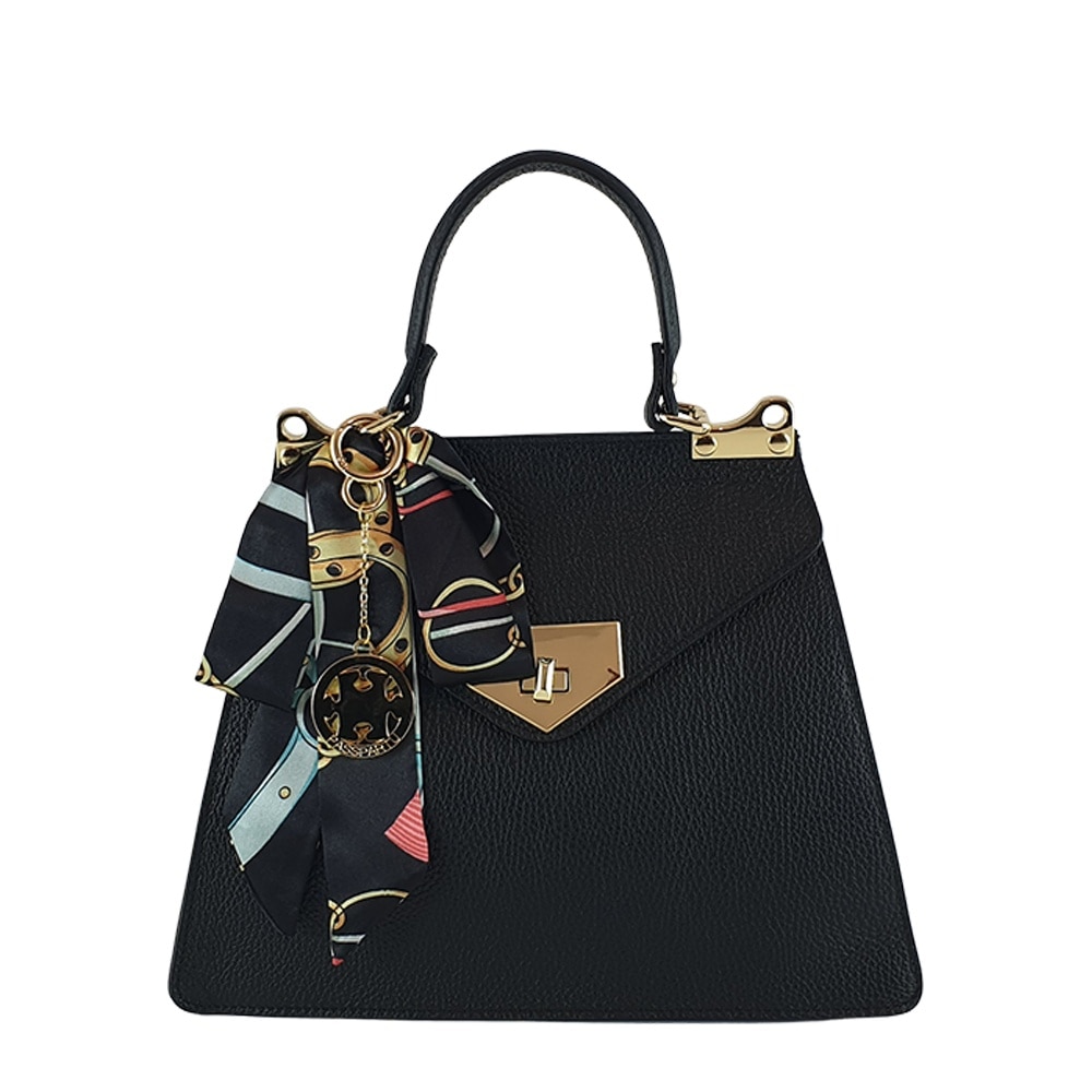 Geanta dama din piele naturala Mia-negru - eMAG.ro