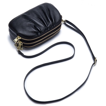 Geanta Piele Naturala cu pliuri, Trends 2023, 3 compartimente, Calitate ...