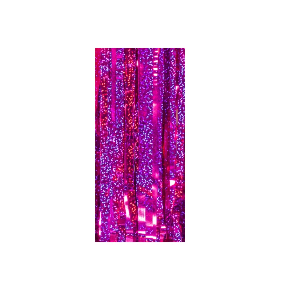 Perdea decorativa pentru petrecere, din folie metalizata, QT9422, roz ...