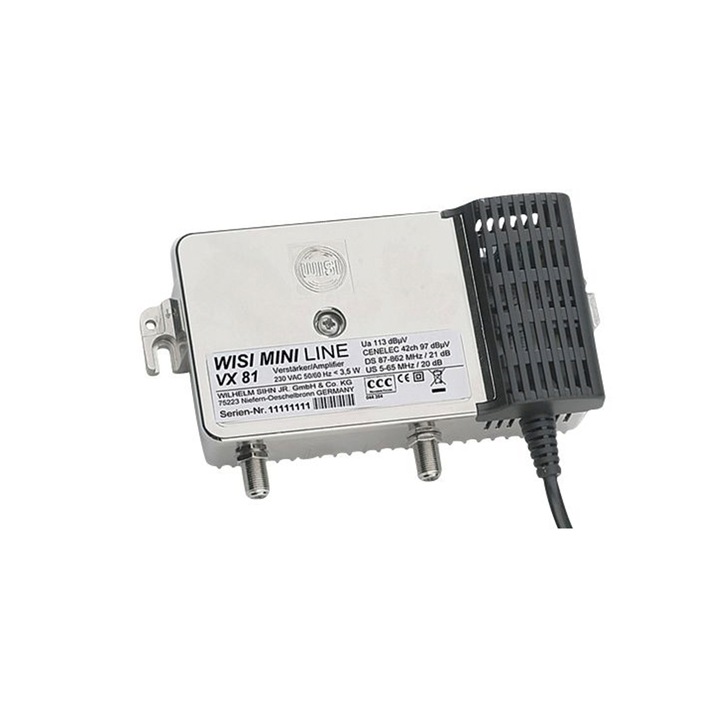 Amplificator pentru cablu TV WISI VX 81 - eMAG.ro