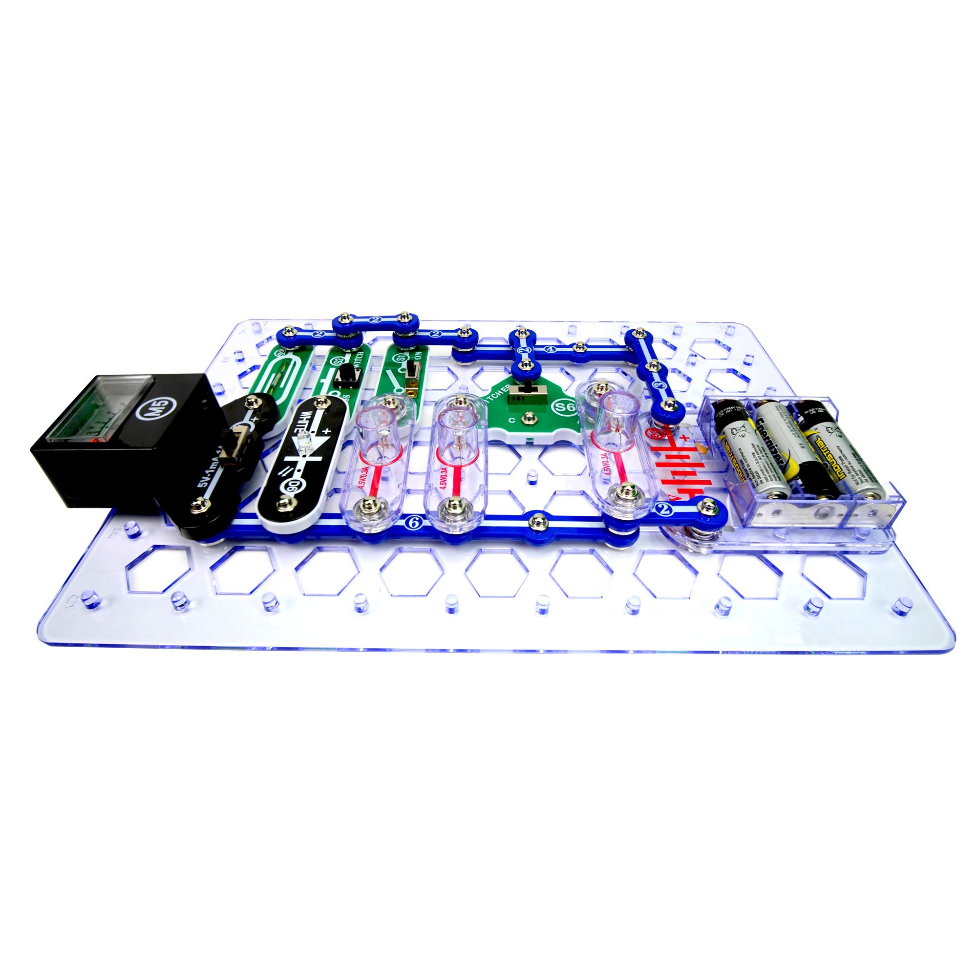 Set cu circuite electronice pentru copii, Elenco Snap Circuits STEM, 85 ...