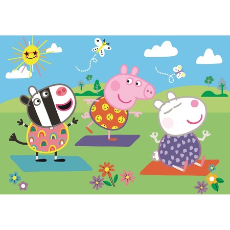 Puzzle, Trefl, Model Peppa Pig: Exercise, 20 piese, Multicolor - eMAG.ro