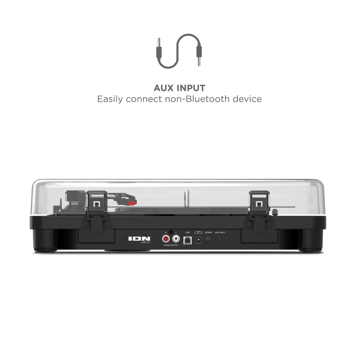 Грамофон ION Audio Air LP Black, Вграден Bluetooth предавател, Три ...
