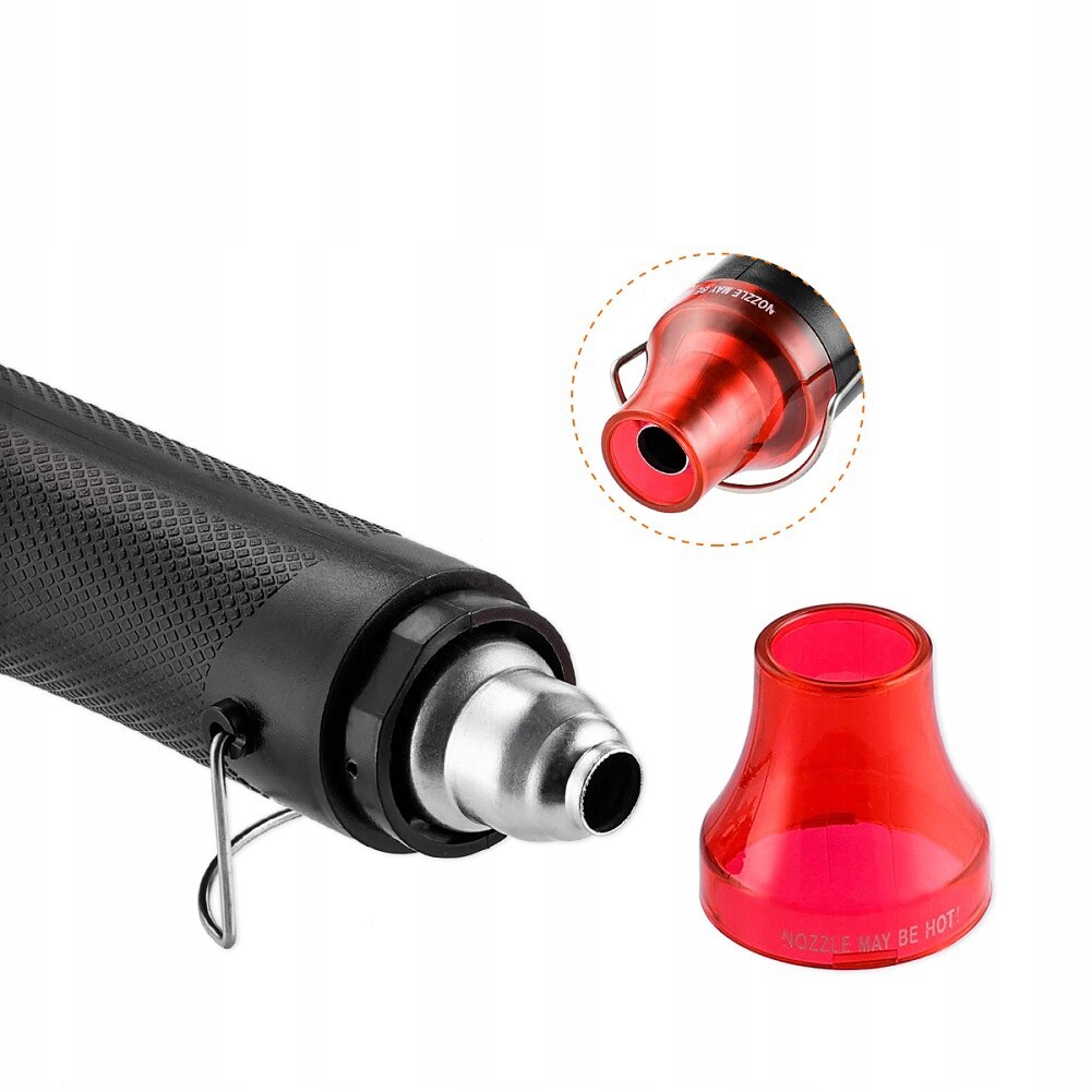 Suflanta cu aer cald, Techrebal, Mini, 300 W, Negru/Rosu - eMAG.ro