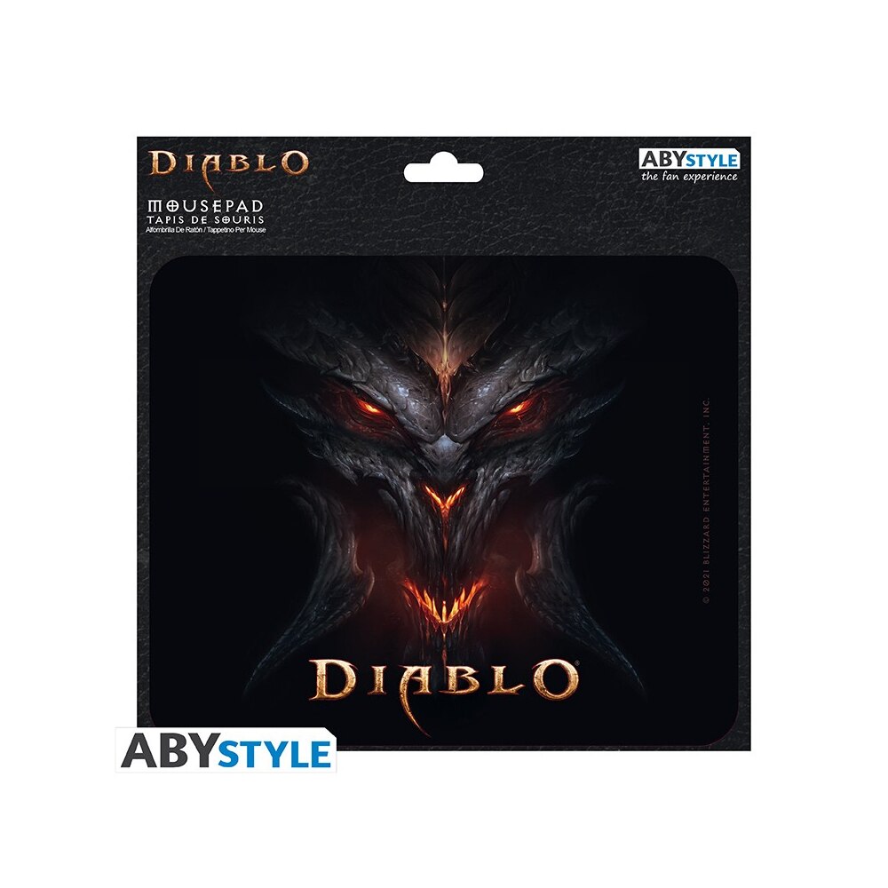 Mousepad gaming Abystyle Diablo - Diablo's Head, Flexibil, Multicolor ...