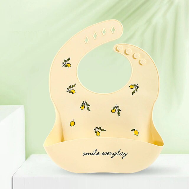 Baveta MilaBaby, Silicon, Galben - eMAG.ro