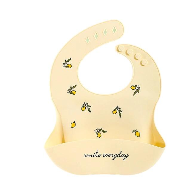 Baveta MilaBaby, Silicon, Galben - eMAG.ro