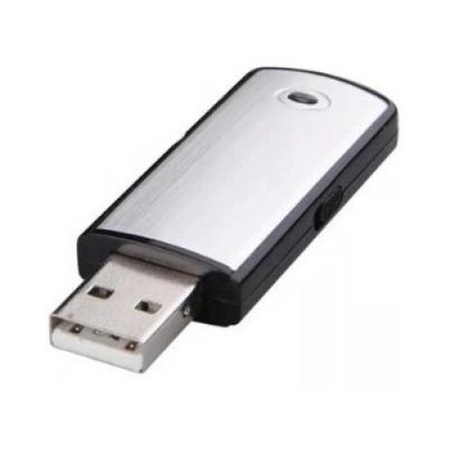 Mini felvevő, luxuscikk, 8 GB, USB, szürke/fekete - eMAG.hu