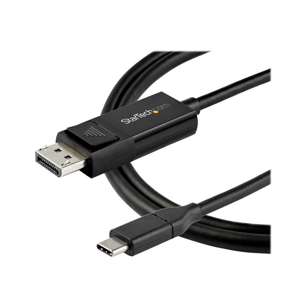 StarTech.com 6ft (2m) USB C to DisplayPort 1.4 Cable 8K 60Hz/4K - Reversible DP to USB-C or USB ...
