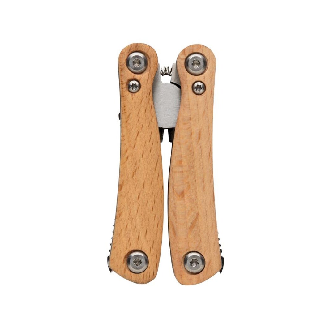 Mini unealta multifunctionala Multitool, Ronic, manere de lemn ...