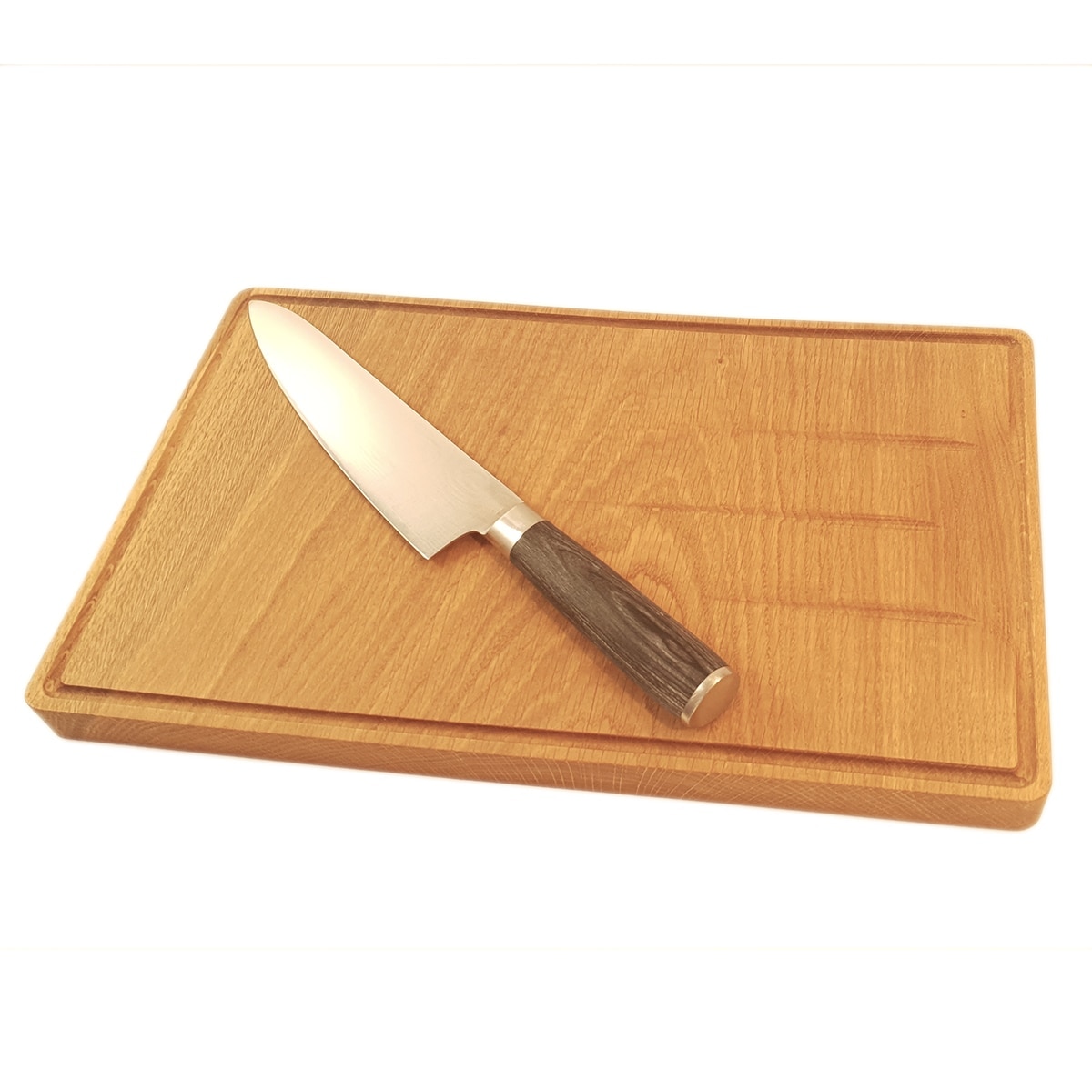 Tocator bucatarie premium din lemn masiv de stejar Romanesc 39x24x2.5cm ...