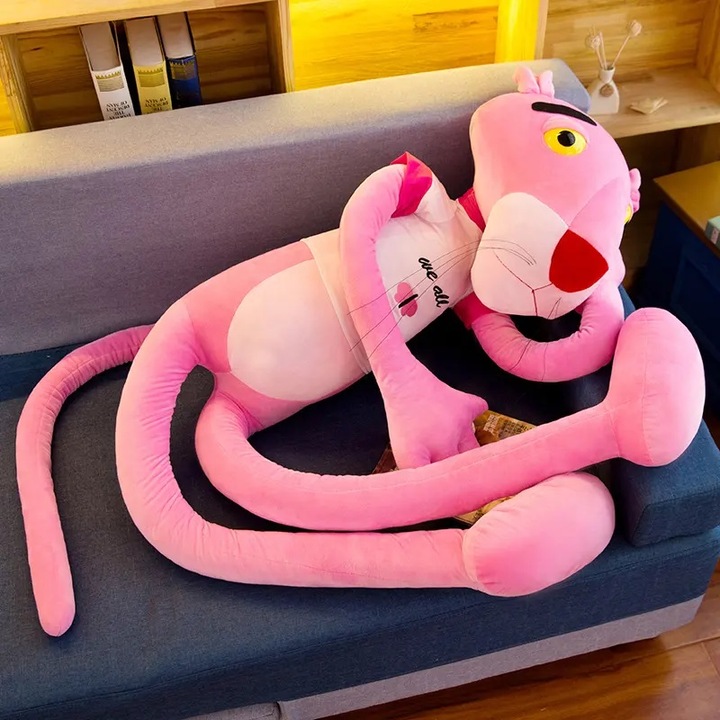 Mascota Pantera Roz din plus, 55 cm, Toyska® - eMAG.ro