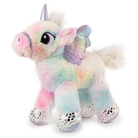 Ponei unicorn de plus, moale si pufos, 35 cm - eMAG.ro