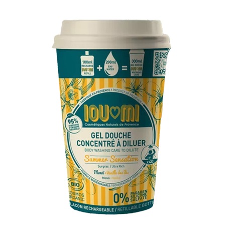 Starter Kit gel de dus bio Vanilie/Ulei de Monoi- Summer Sensation,100 ...