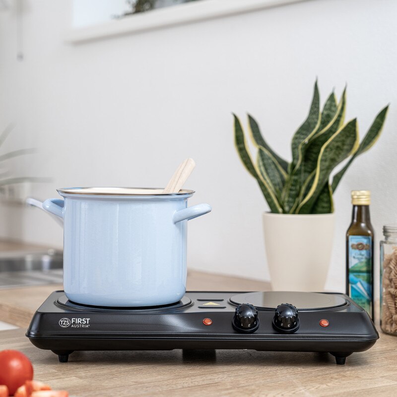 Двоен инфрачервен котлон First Austria FA-5097-2, 2000W, Термостат ...