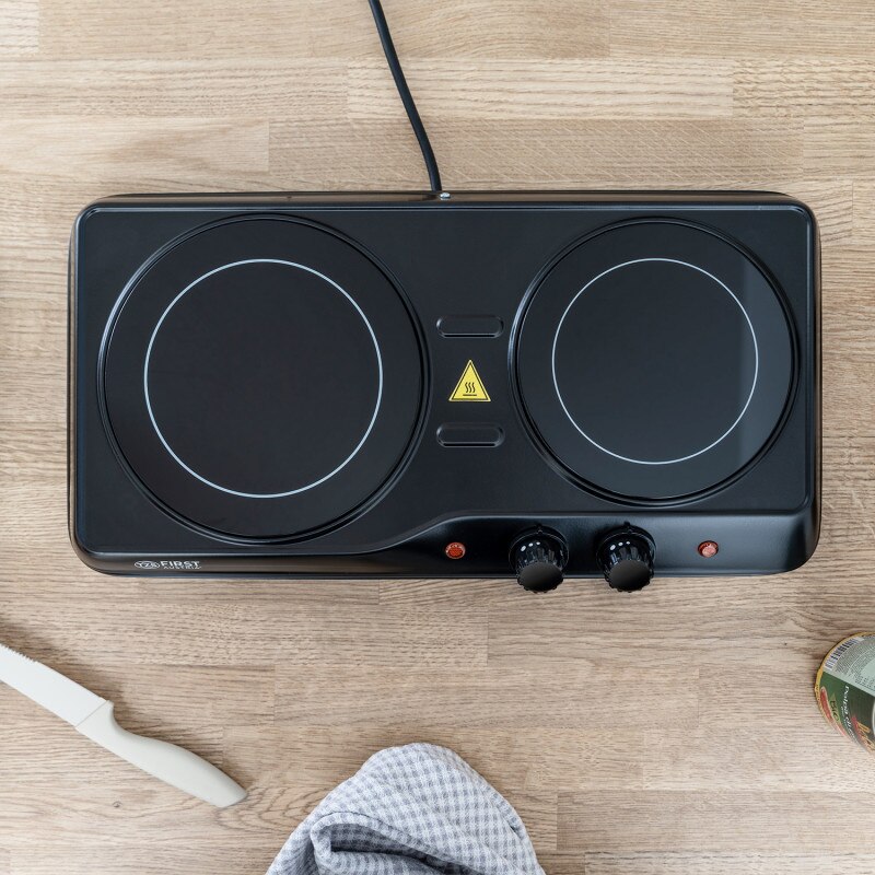 Двоен инфрачервен котлон First Austria FA-5097-2, 2000W, Термостат ...