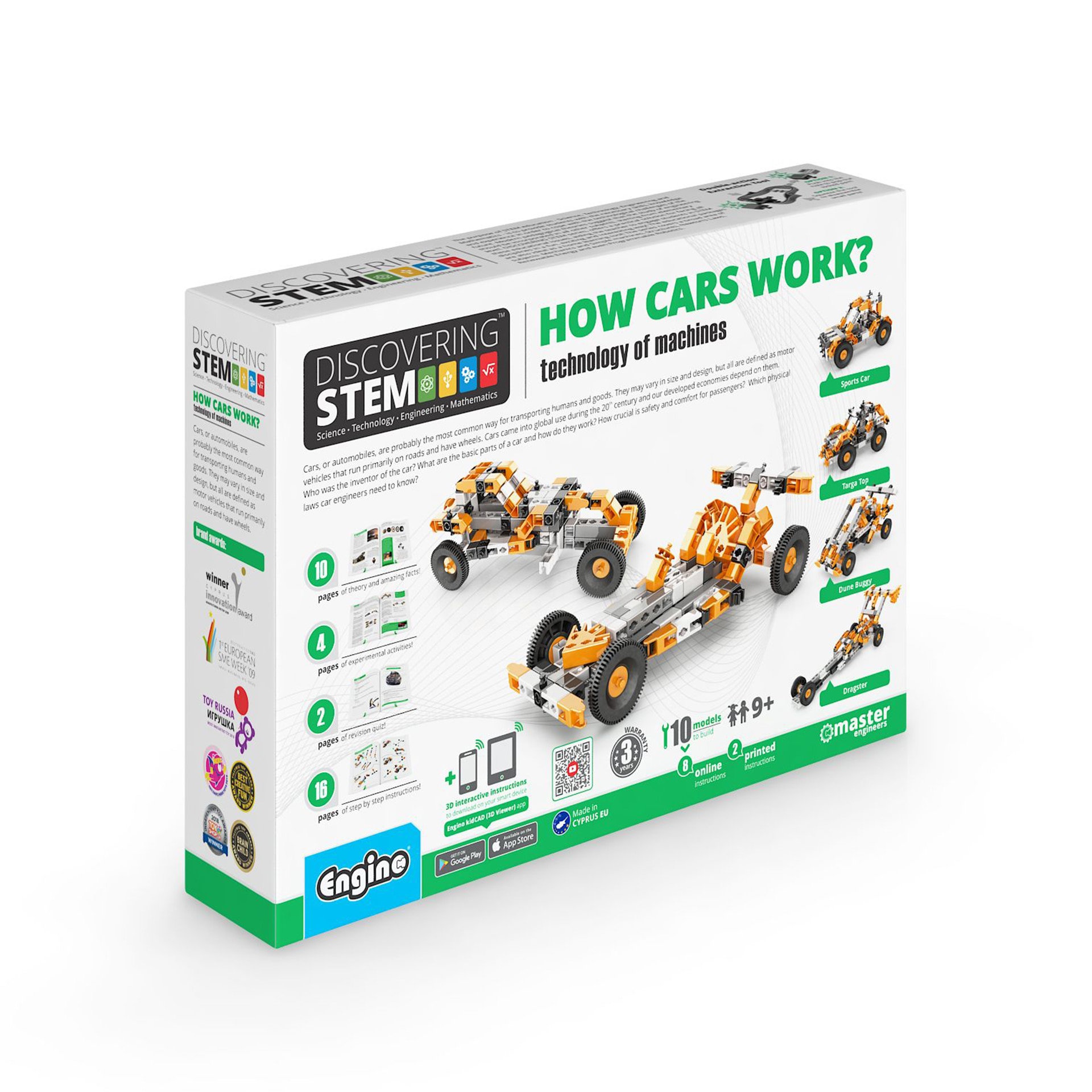 Set constructie masini, Engino, Multicolor - eMAG.ro