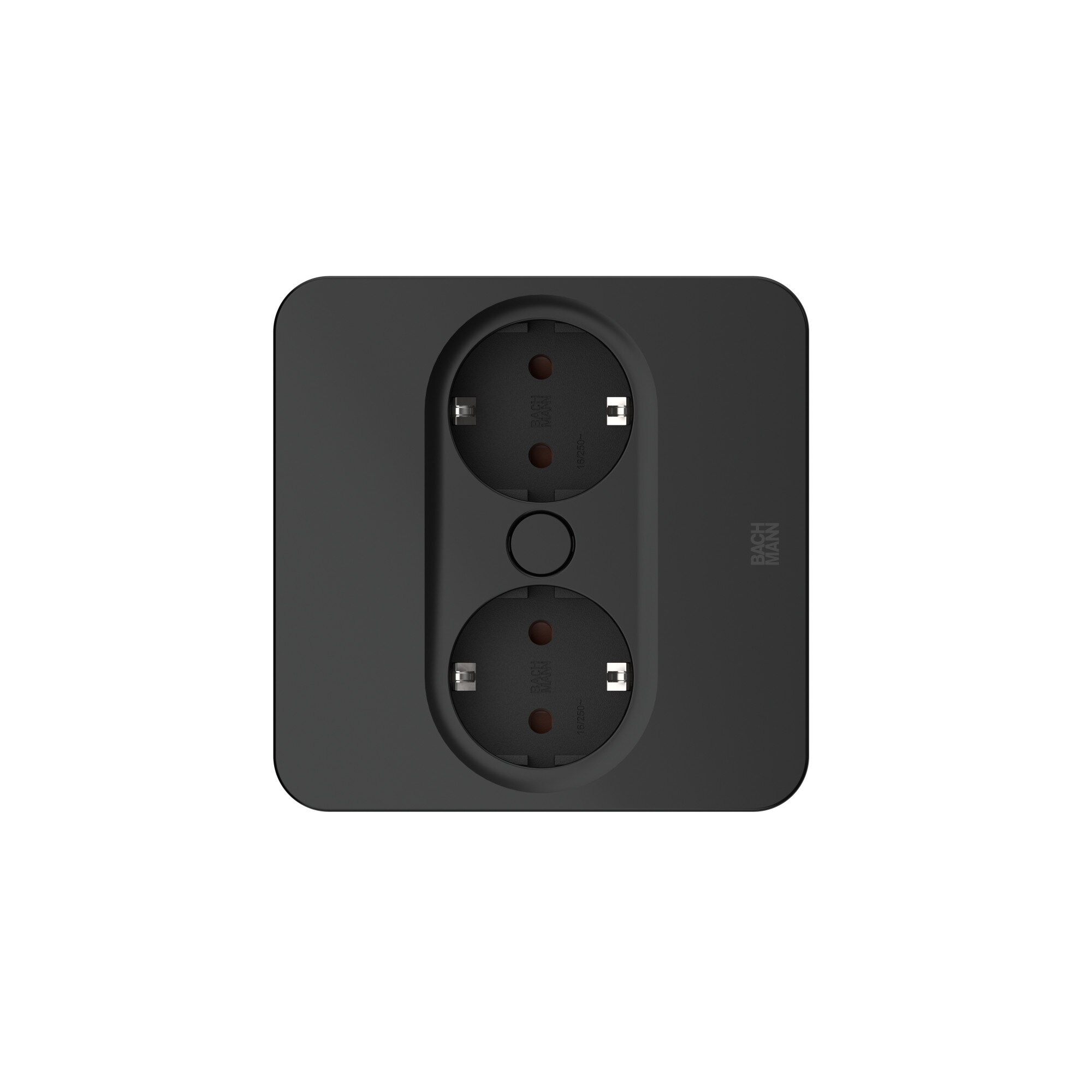 Multipriza incorporabila Bachmann TWIST 2 patrat, 2 prize si cordon 2m ...