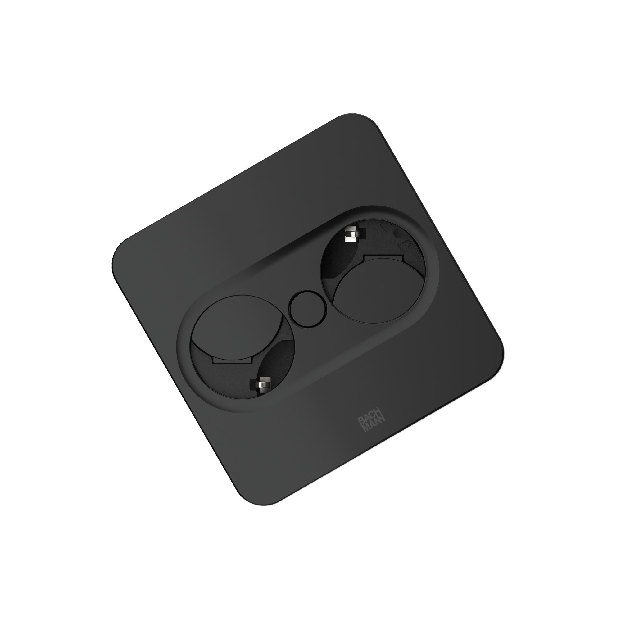 Multipriza incorporabila Bachmann TWIST 2 patrat, 2 prize si cordon 2m ...