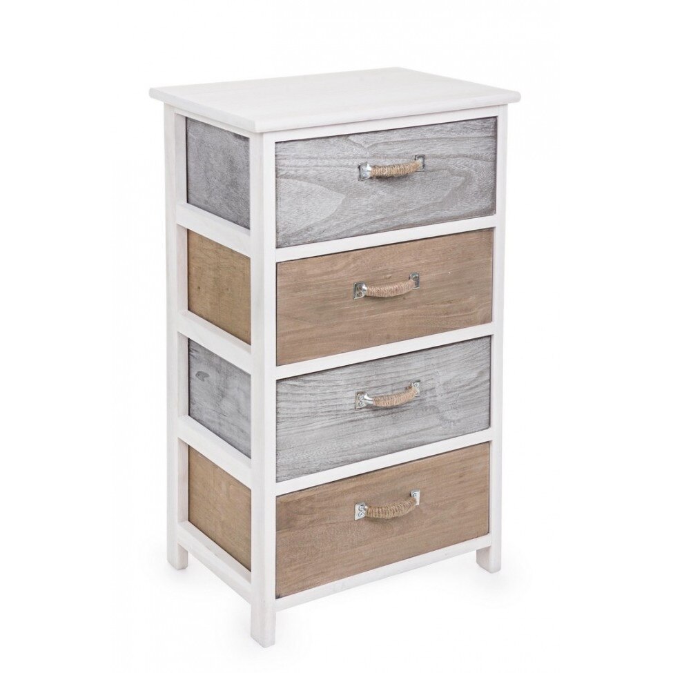 Дървен скрин 4 Meredith 40x29x73 см - eMAG.bg