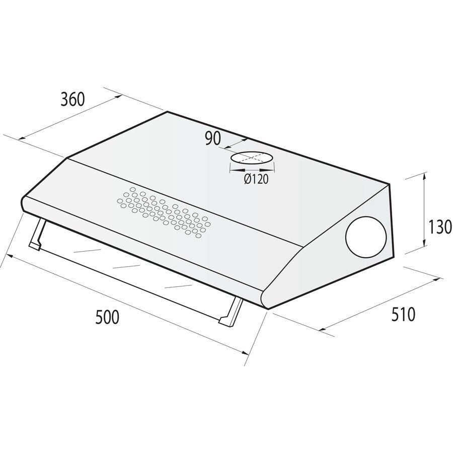 Hota traditionala Gorenje Mora OP530X, latime 50 cm, 183m3/h, 3 nivele ...