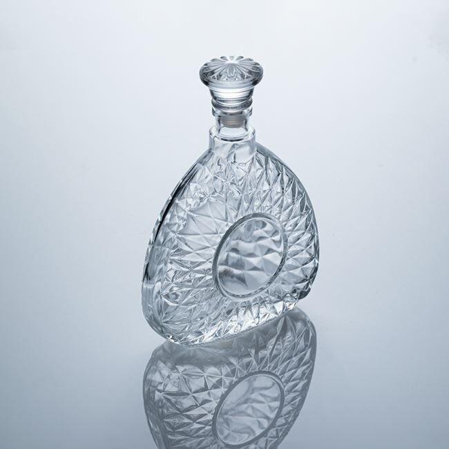 Sticla decorativa pentru lichior, 750ml, 16x5x24cm, transparent - eMAG.ro