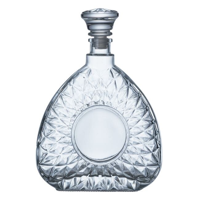 Sticla decorativa pentru lichior, 750ml, 16x5x24cm, transparent - eMAG.ro