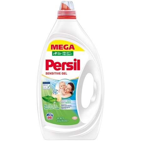 Persil Sensitive Gel folyékony mosószer, 88 mosás 3,96 l - eMAG.hu