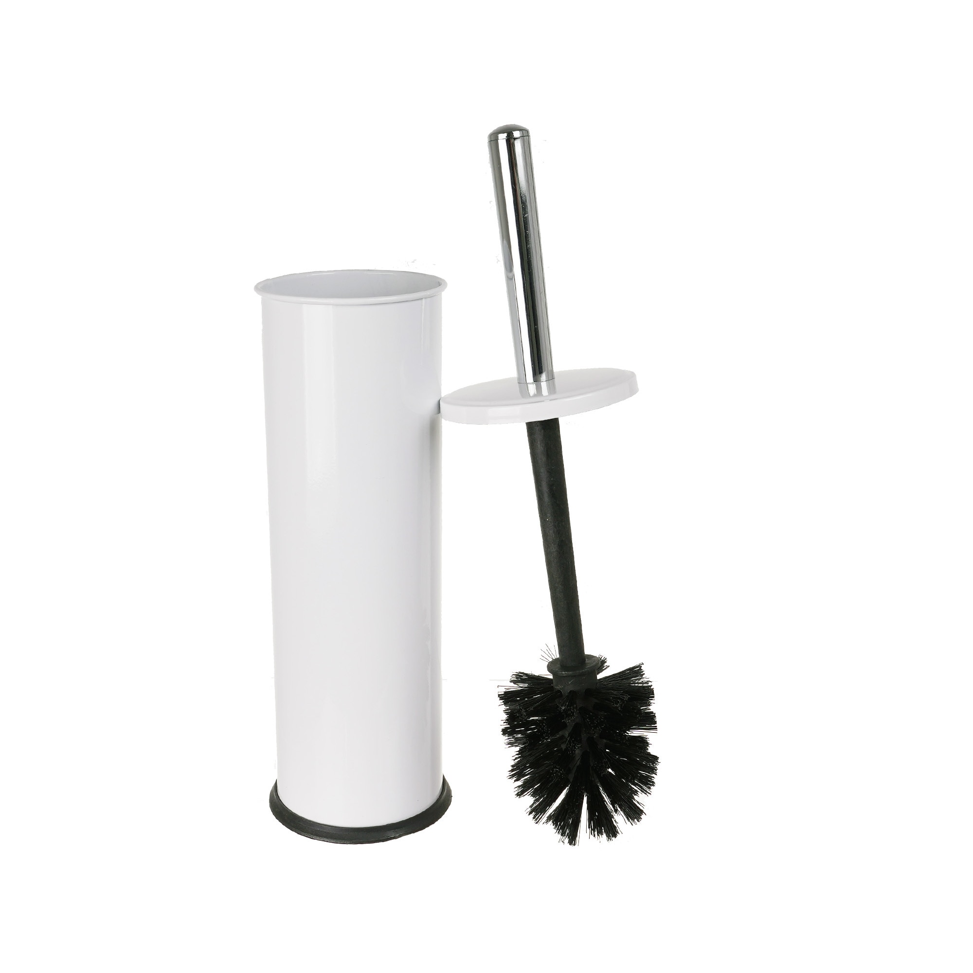 Perie wc alba Meco 831B H-36cm - eMAG.ro