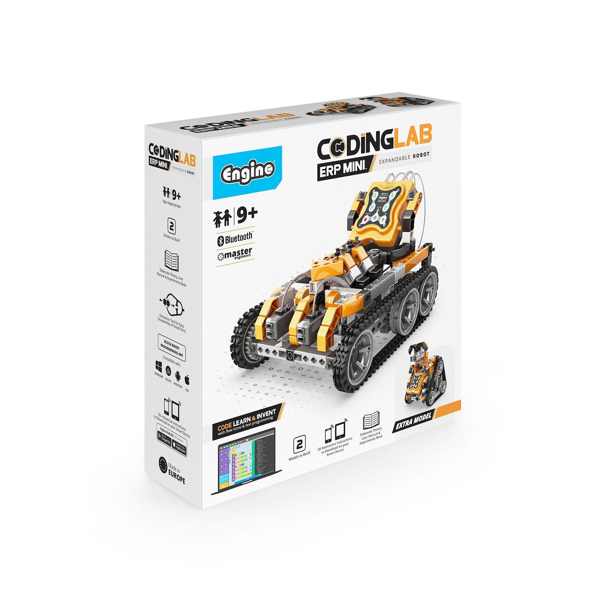 Robot Engino Coding Lab ERP Mini, Multicolor - eMAG.ro