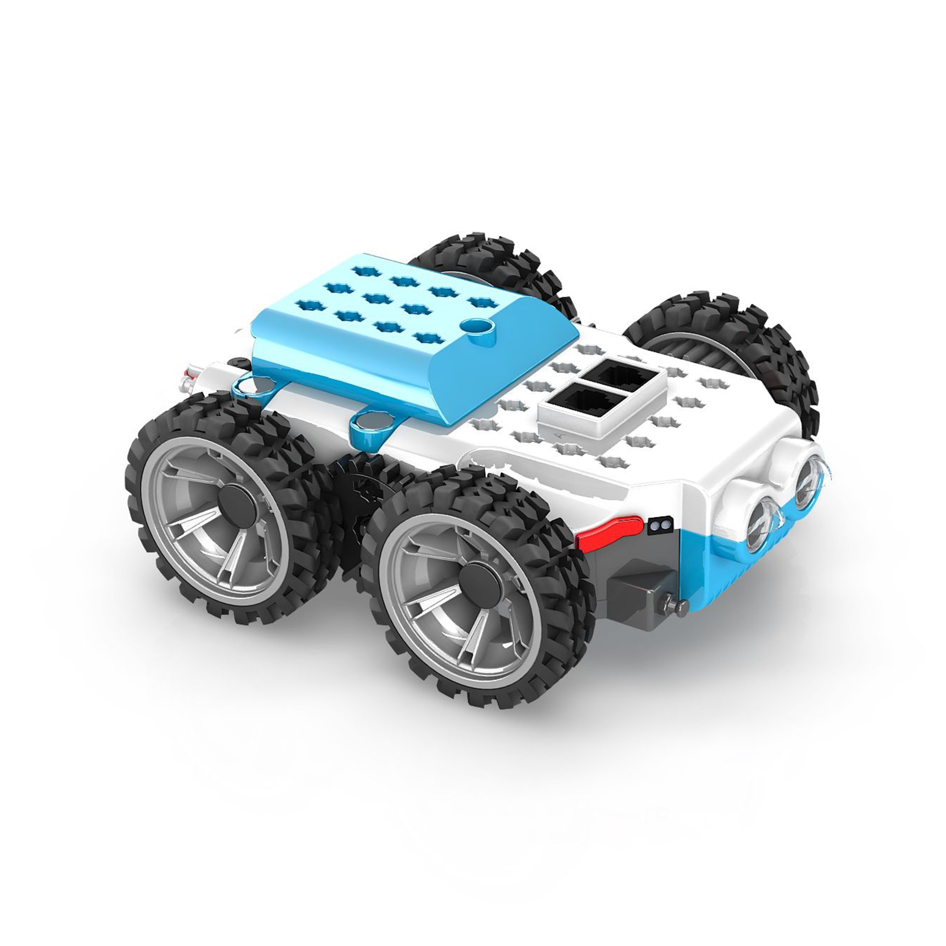 Set constructie, Engino, Robot masina, Albastru - eMAG.ro