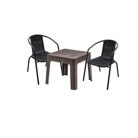 Set mobilier gradina, terasa, balcon RAKI Campman 2 scaune cu masuta ...
