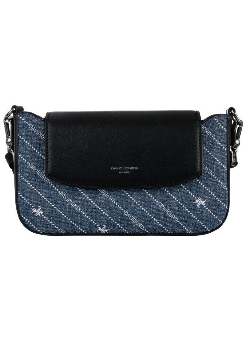Geanta dama, David Jones, Piele ecologica/Denim, Albastru - eMAG.ro